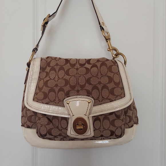 Coach | Bags | Sold Coach Ali Legacy Signature Purse | Poshmark